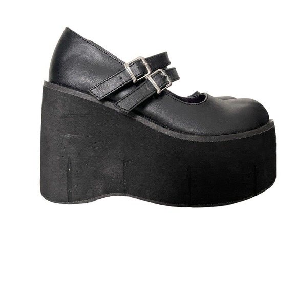 Demonia | Shoes | Demonia Kera Platform Gothic Punk Grunge Black Mary ...